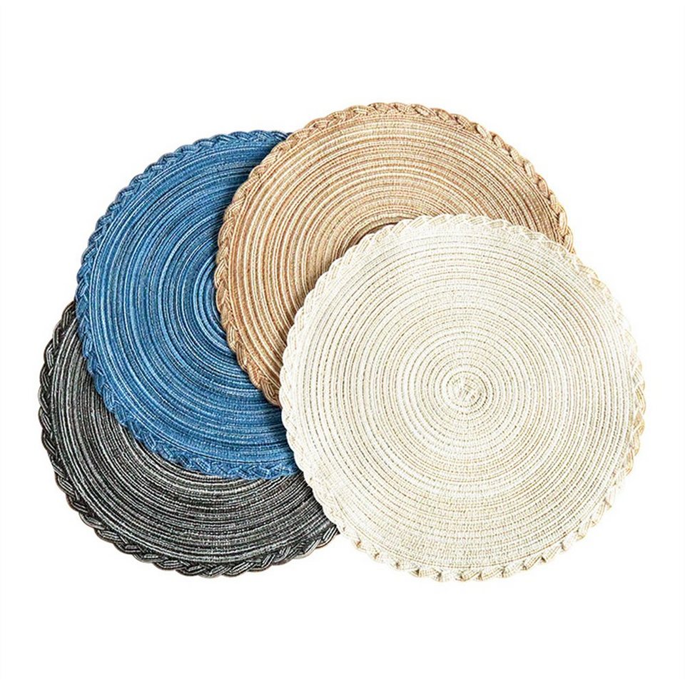 Platzset Tischsets 4 Stk 38 Cm Rund Isolierte Tischsets Für