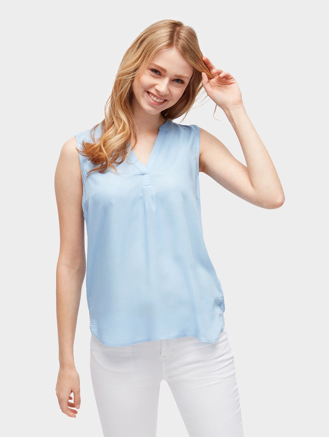 Tom Tailor Denim Blusentop Ärmellose Bluse Otto