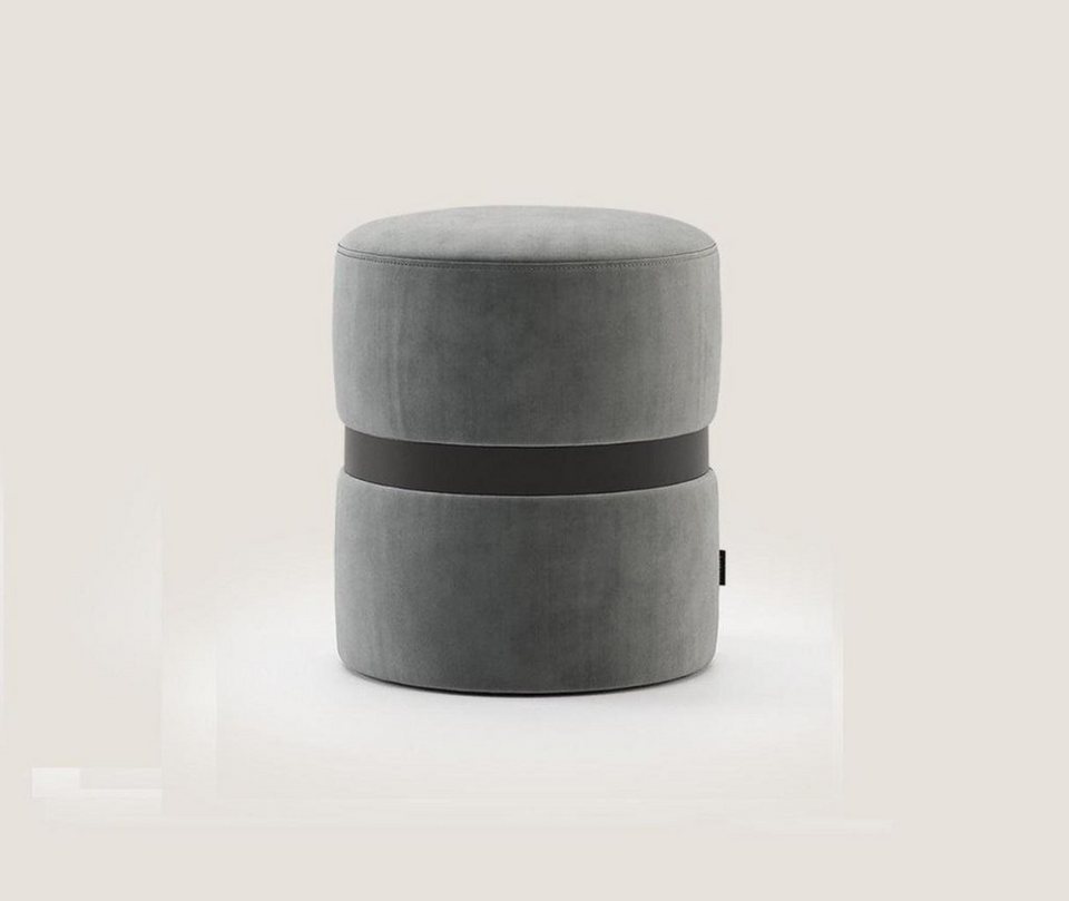 Jvmoebel Hocker Moderner Grauer Hocker Luxus Beistellhocker