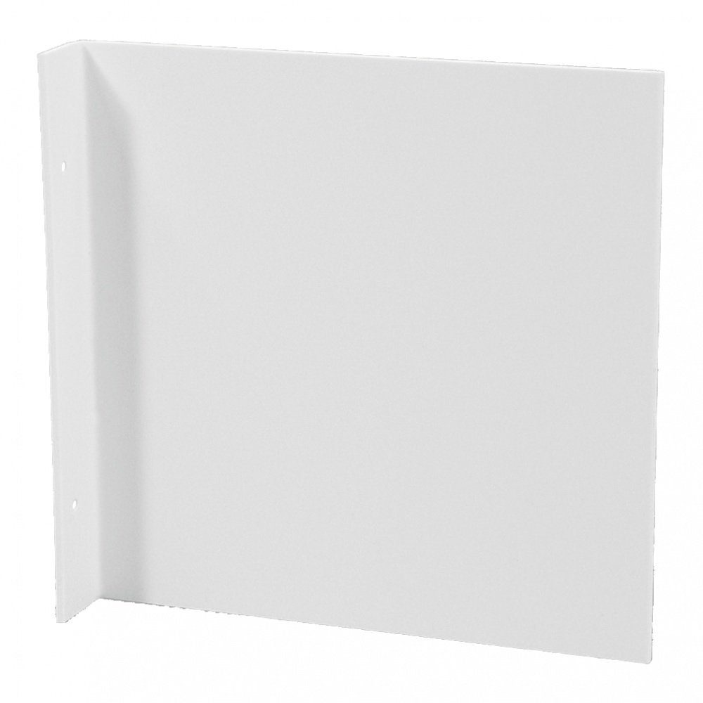 Dreifke Hinweisschild Dreifke® Fahnenschild blanko zur Deckenmontage, Alu, 400x200 mm