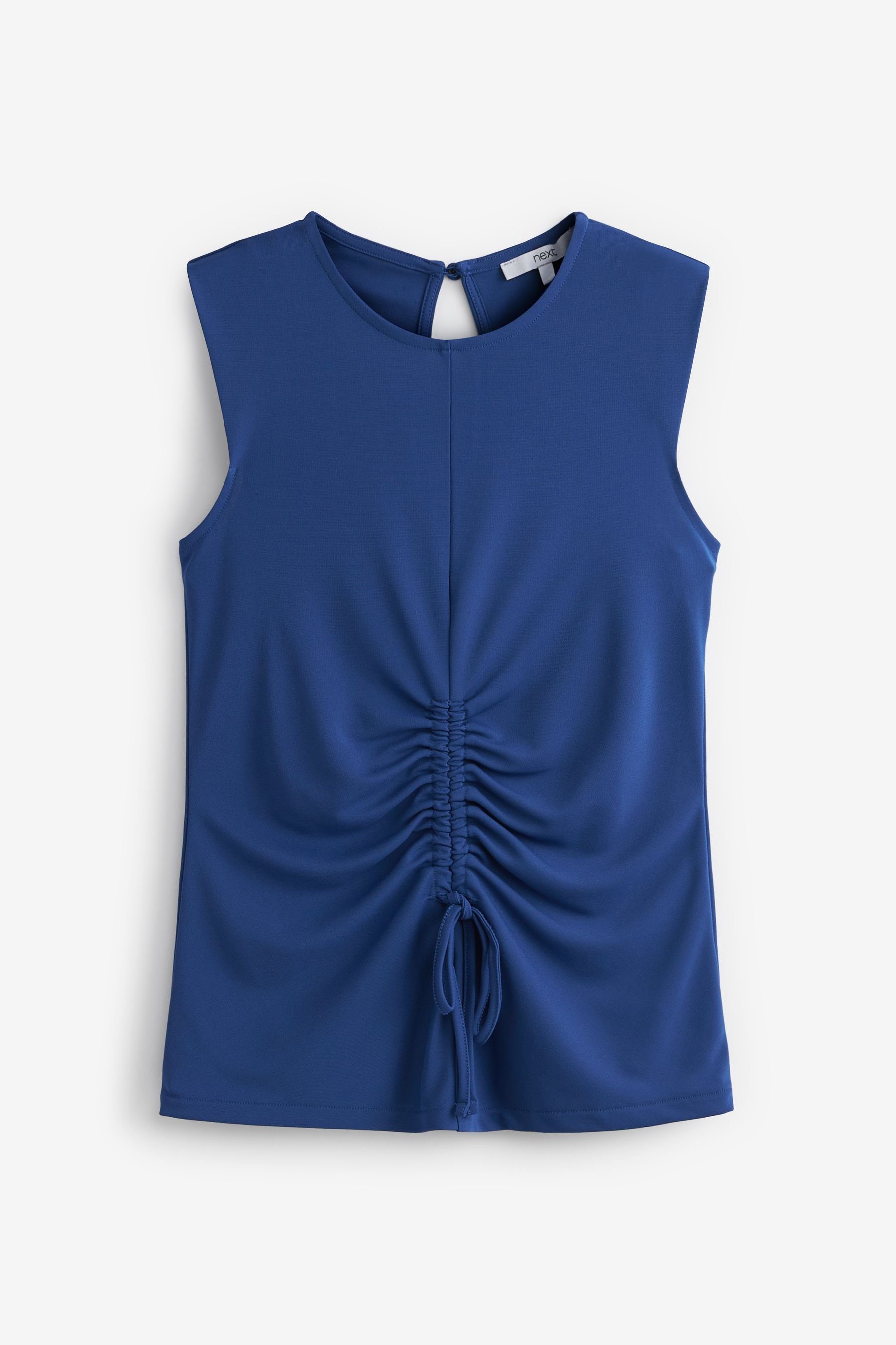 Next Shirttop Ärmelloses Oberteil Mit Geraffter Front 1 Tlg