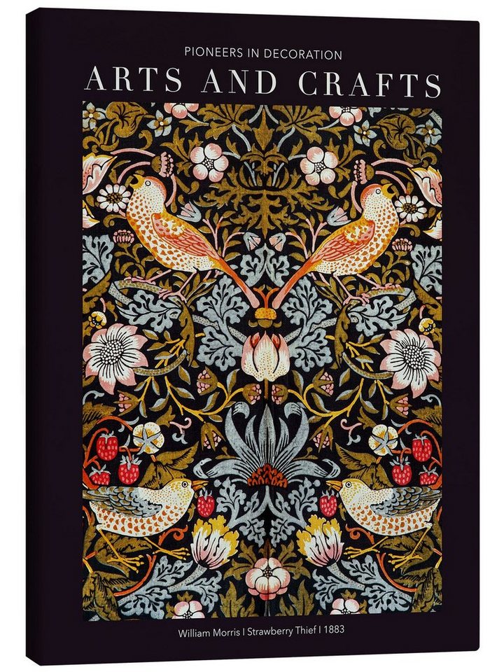 Posterlounge Leinwandbild William Morris Arts And Crafts Der