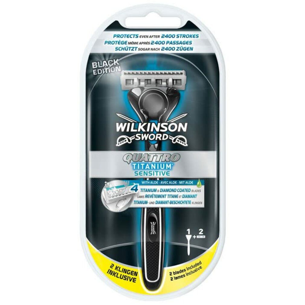 Wilkinson Rasierklingen Razor - Sword - Quattro Titanium Sensitive