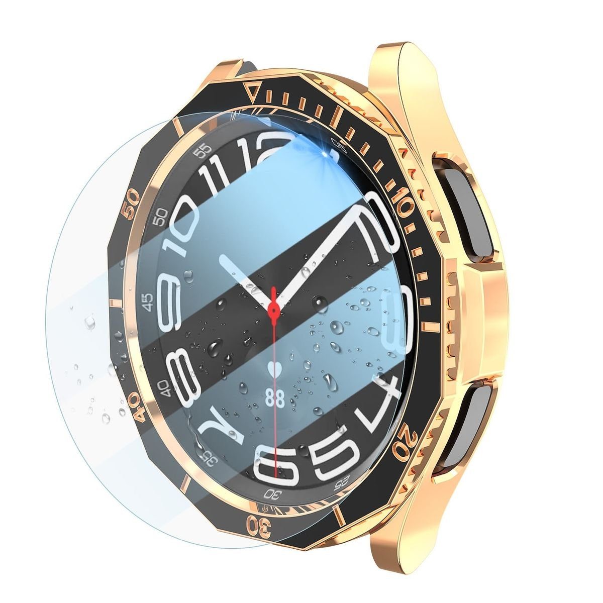 Wigento Smartwatch Hülle Für Samsung Galaxy Watch 6 Classic 47mm Hülle