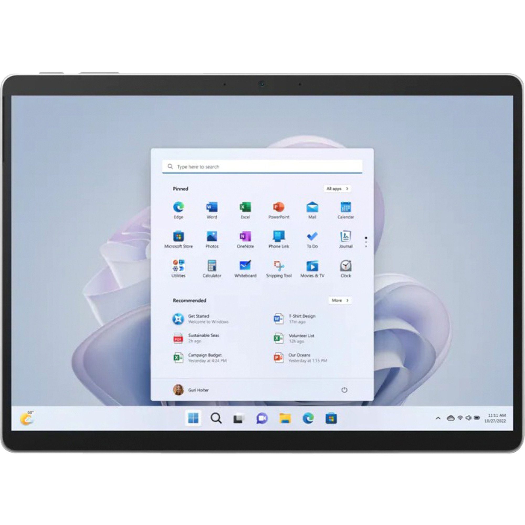 Microsoft Surface Pro 9 Commercial Tablet, Betriebssystem: Microsoft ...