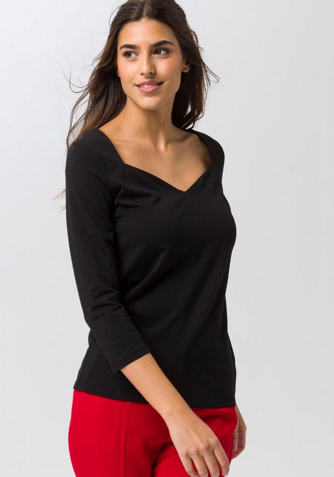 Esprit Langarmshirt mit herzförmigem Ausschnitt | OTTO Esprit Langarmshirt mit herzförmigem Ausschnitt | OTTO