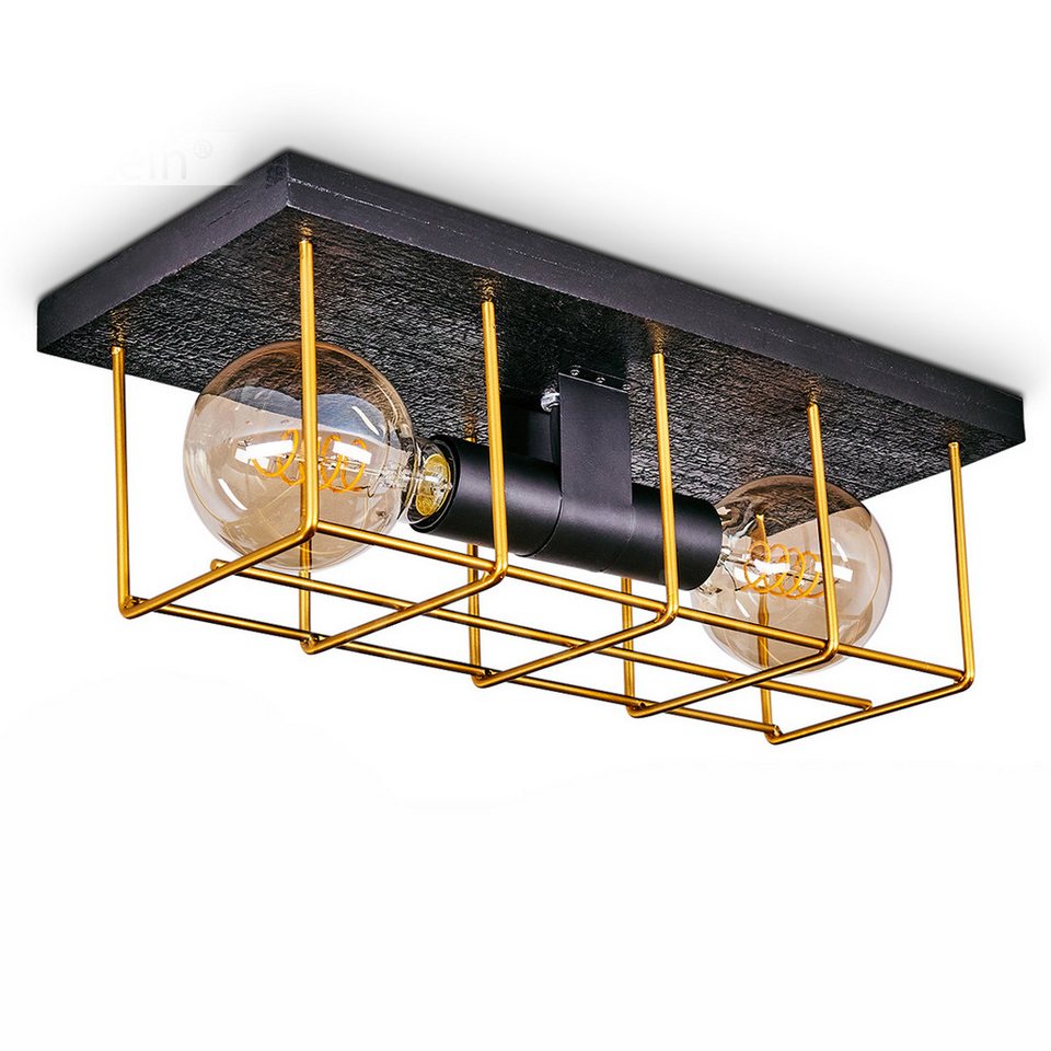 Hofstein Wandleuchte Uffogliano Moderne Wandlampe Aus Holz Und Metall