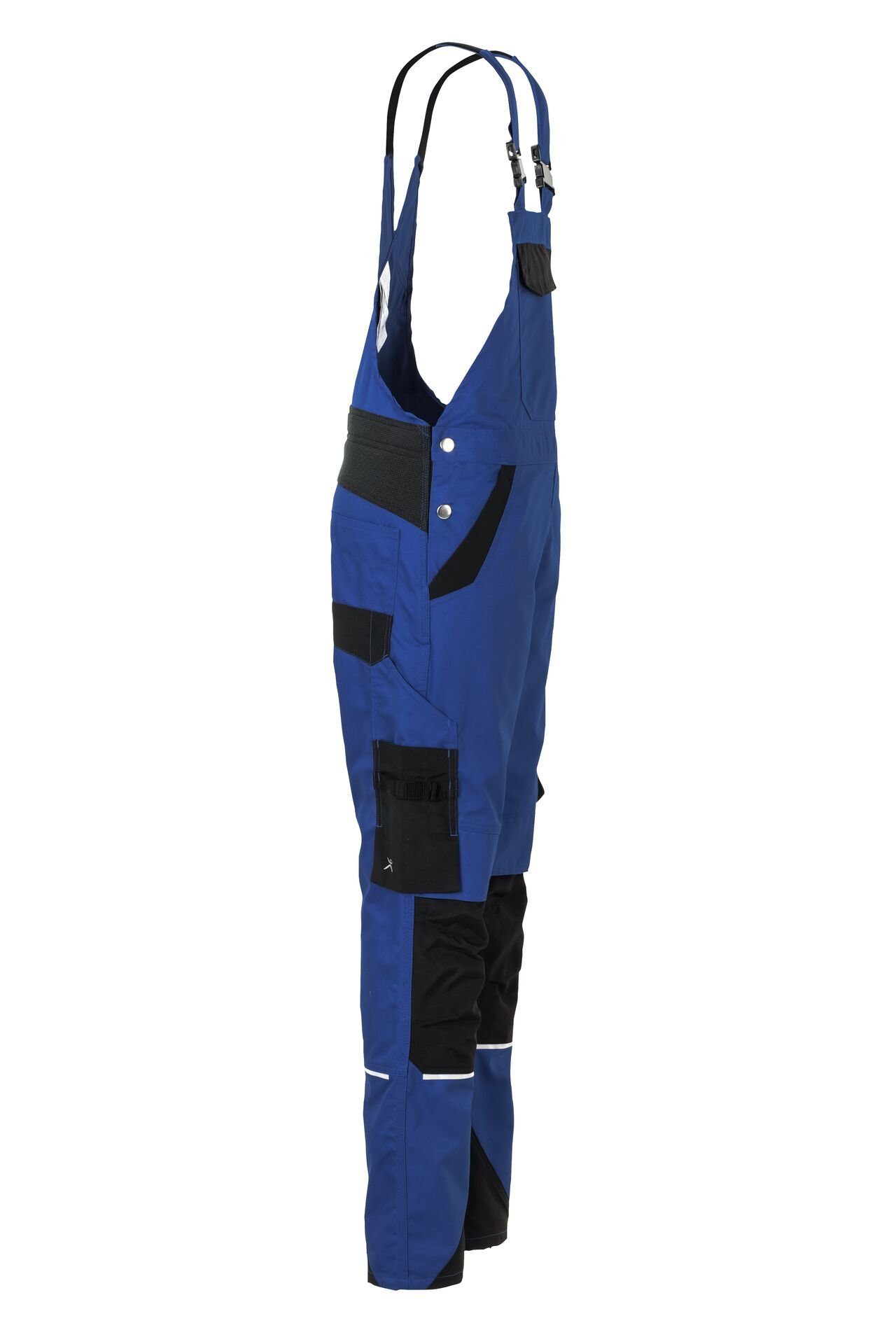 Planam Arbeitslatzhose Damen Latzhose Norit Kornblumenblauschwarz Gr