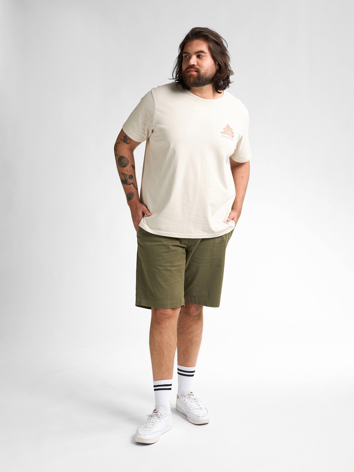 Petrol Industries T-Shirt Plus Size Back Print Oceanfrontview