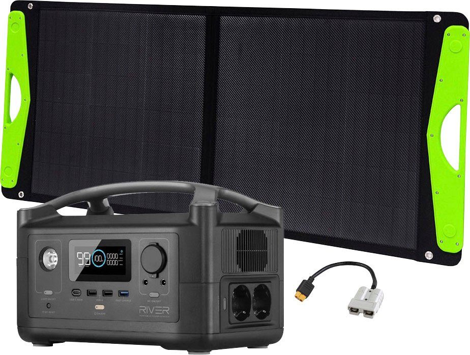 Ecoflow Solaranlage River Eu Powerstation 100w Offgridtec® Hardcover