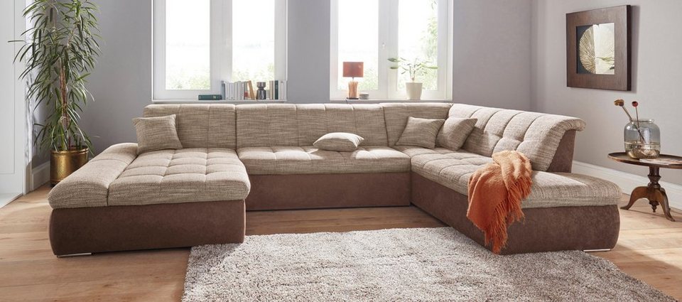 DOMO collection Wohnlandschaft, XXL, wahlweise mit Bettfunktion und ... DOMO collection Wohnlandschaft, XXL, wahlweise mit Bettfunktion und ...
