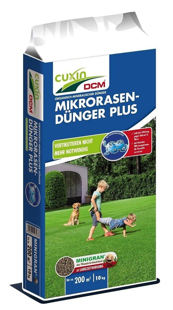 Cuxin DCM Rasendünger Cuxin DCM Mikro Rasendünger Plus Minigran 10 kg, Rasenpflege