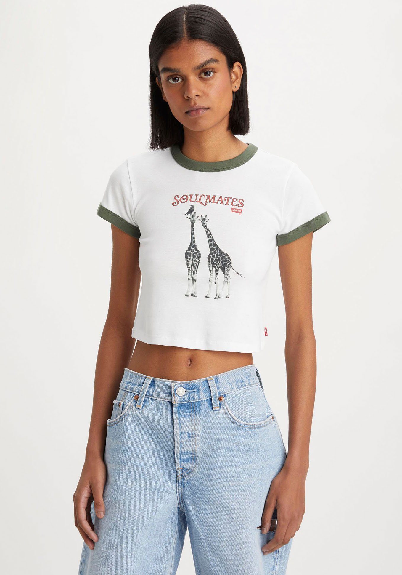 Levi's® T-Shirt GRAPHIC RINGER MINI TEE, Rundhalsshirt "GRAPHIC RINGER ...