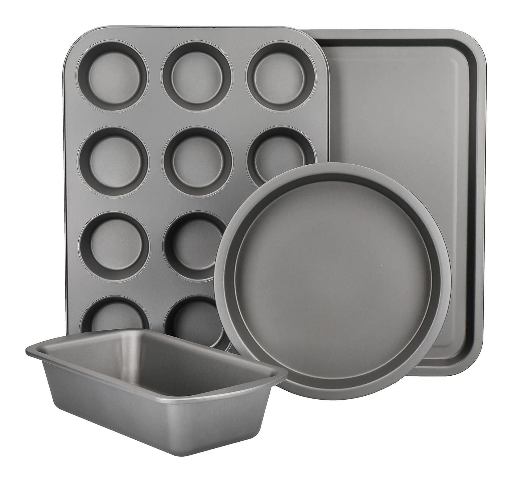 Kitchencraft Backform Backformen-Set 4-tlg Backblech beschichtet ...
