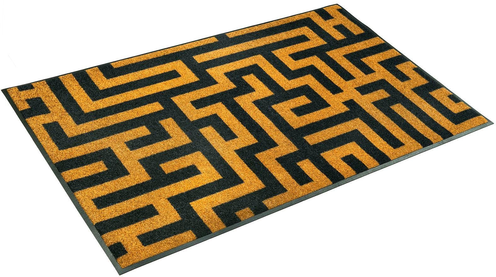 Teppich Labyrinth Washdry By Kleen Tex Rechteckig Höhe 7 Mm
