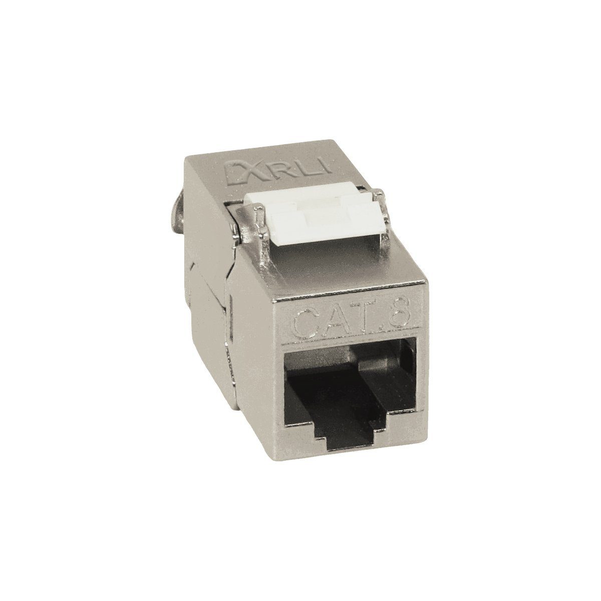 ARLI 2x Keystone CAT8.1 RJ45 Buchse inkl. Hutschienenadapter Set ...