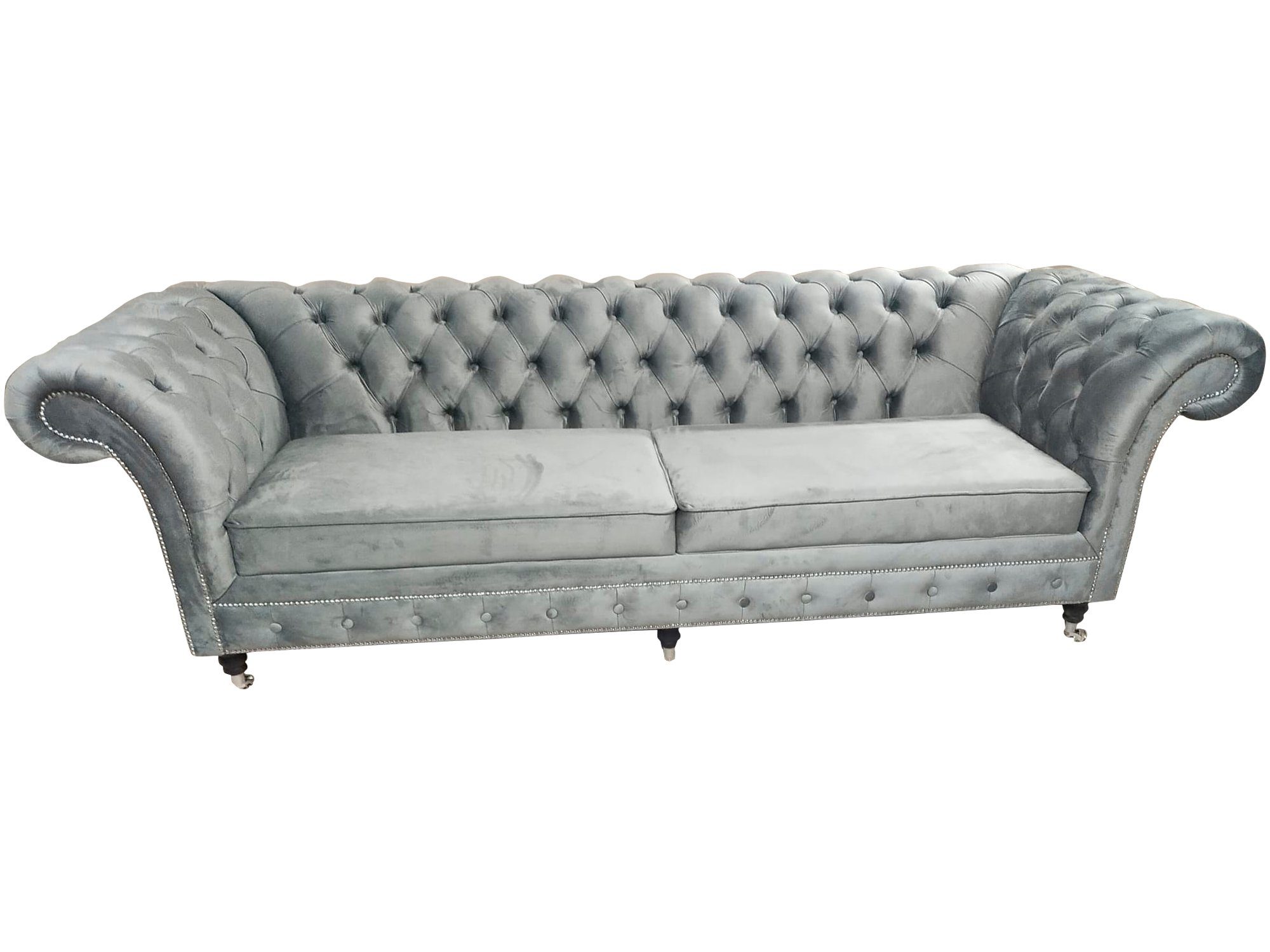 Jvmoebel Sofa Sofa Chesterfield 3 Sitzer Couch Textil Stoff Couchen