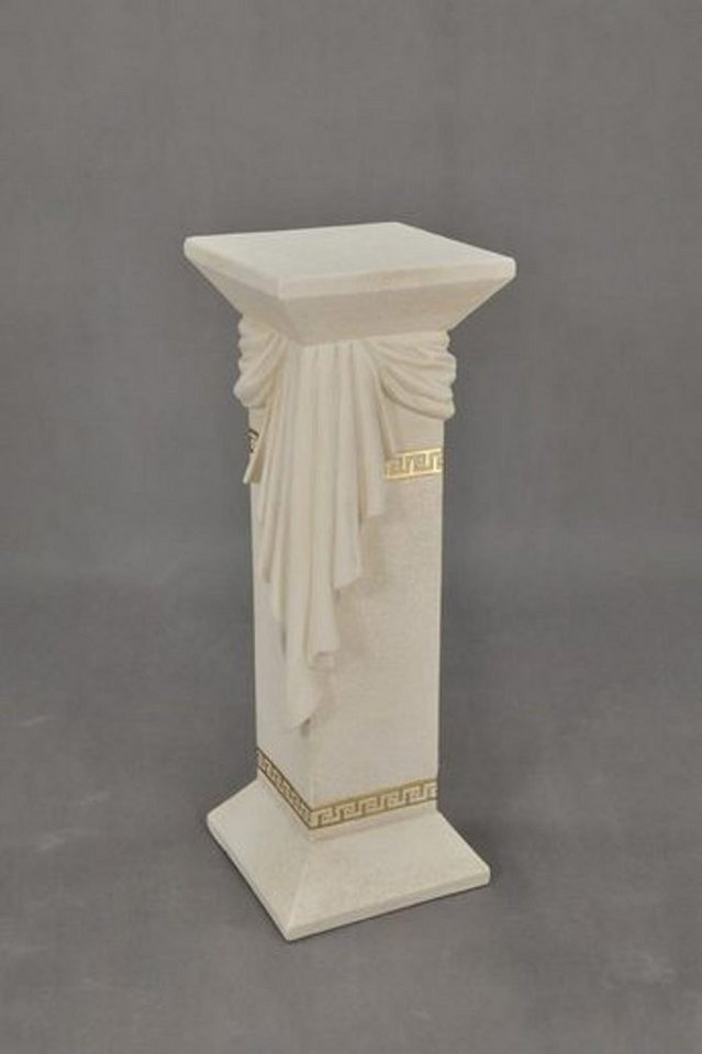 Jvmoebel Skulptur Medusa Säule Römische Säulen Marmor Skulptur Figur