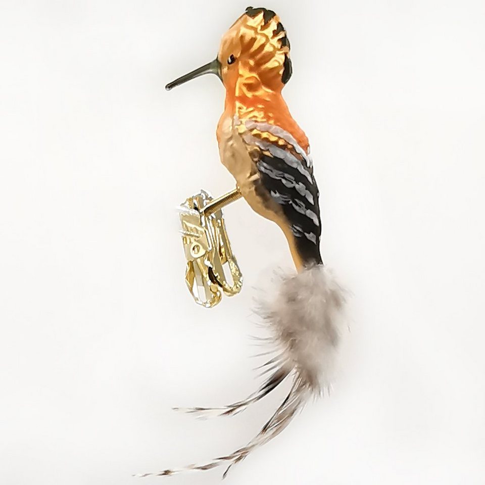 Schatzhauser Christbaumschmuck »Wiedehopf 10cm, Vogel, Naturfedern« (1 ... Schatzhauser Christbaumschmuck »Wiedehopf 10cm, Vogel, Naturfedern« (1 ...