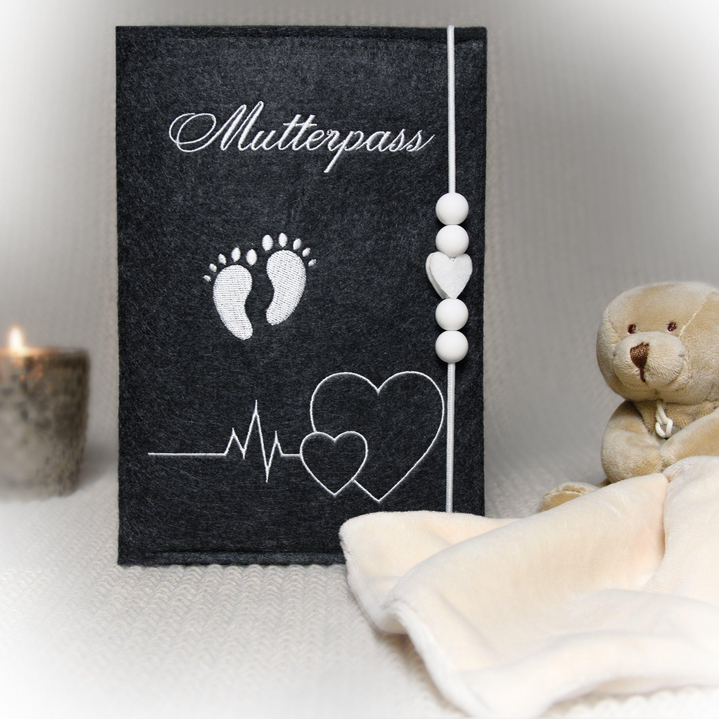 Lezzanna Mutterpass-Hülle Mutterpasshülle, Schutzhülle für Mutterpass ...