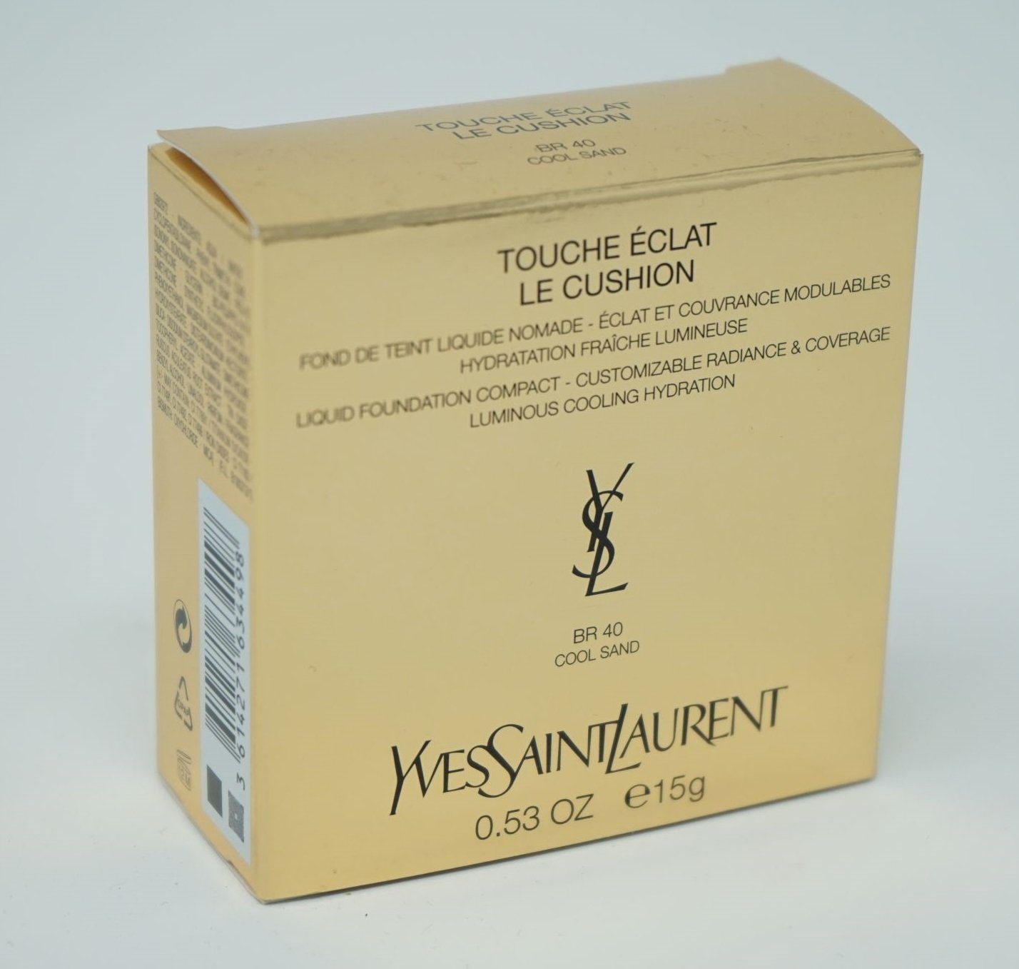 YVES SAINT LAURENT Foundation Yves Saint Laurent Touche Eclat Le Cushion Foundation BR40 Cool ...