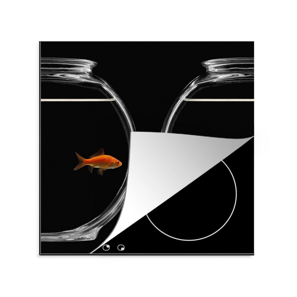 Muchowow Herdblende Abdeckplatte Goldfische Durch Glas Getrennt Vinyl