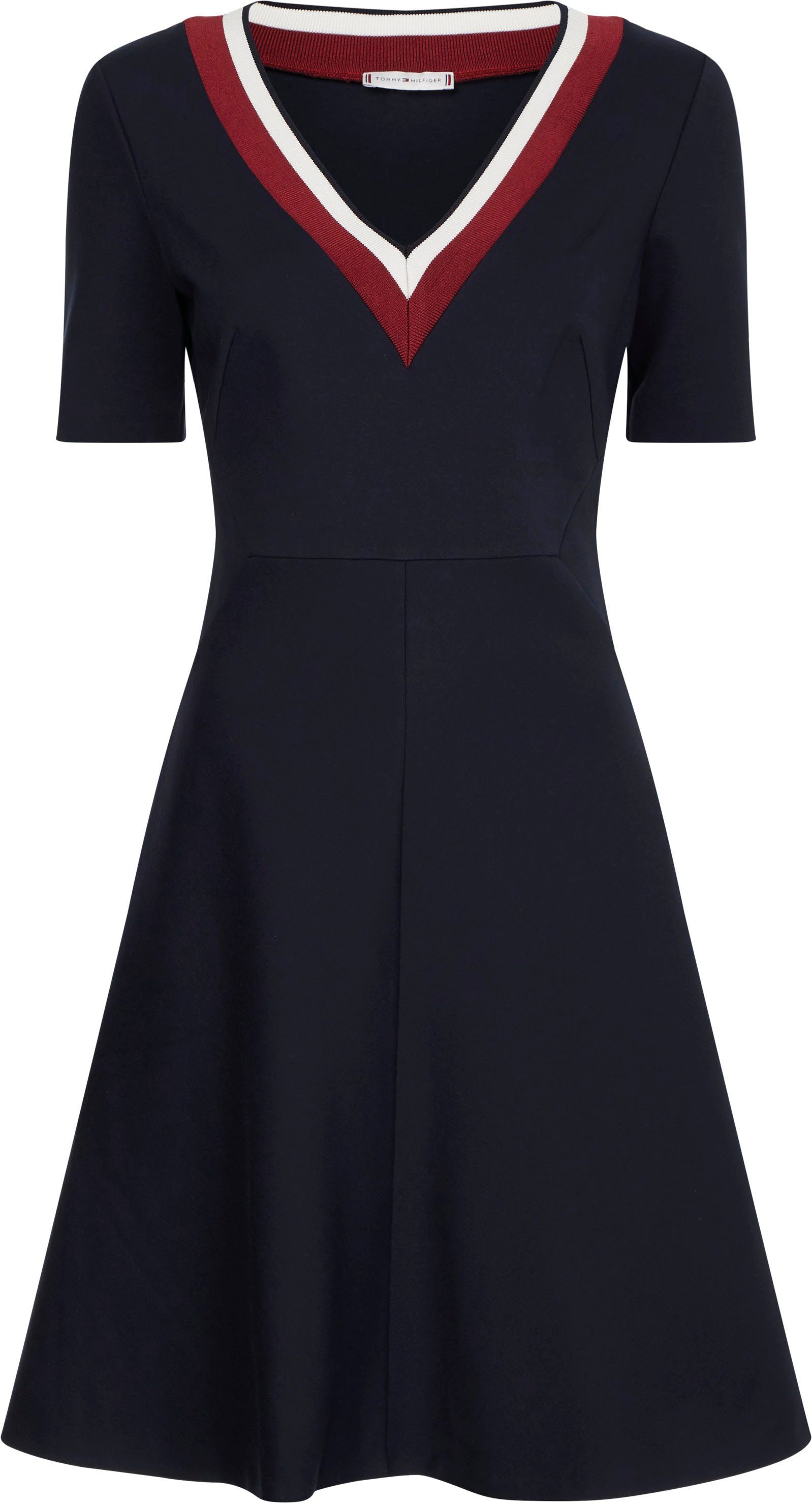 Tommy Hilfiger Jerseykleid Punto Fandf Knee Dress Ss Mit Den Typischen