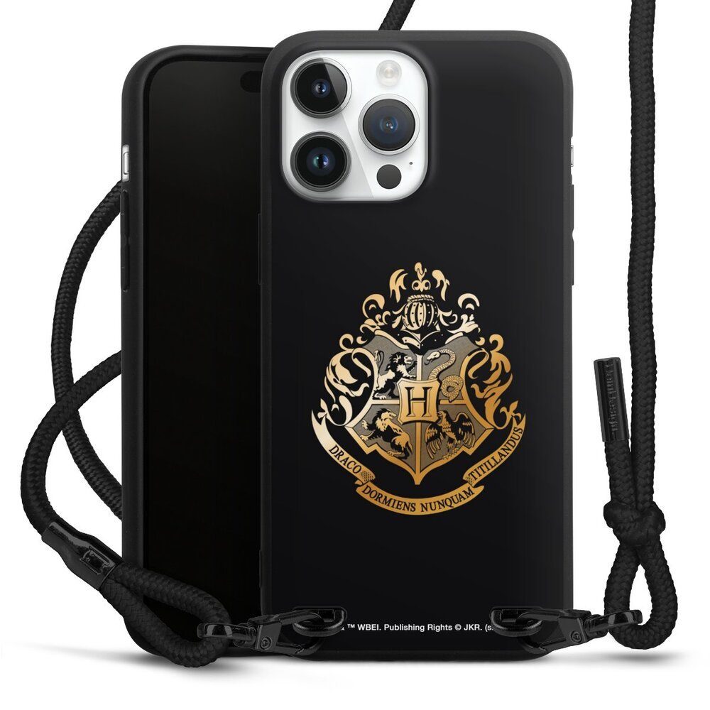 Deindesign Handyhülle Wappen Harry Potter Hogwarts Hogwarts Logo Black