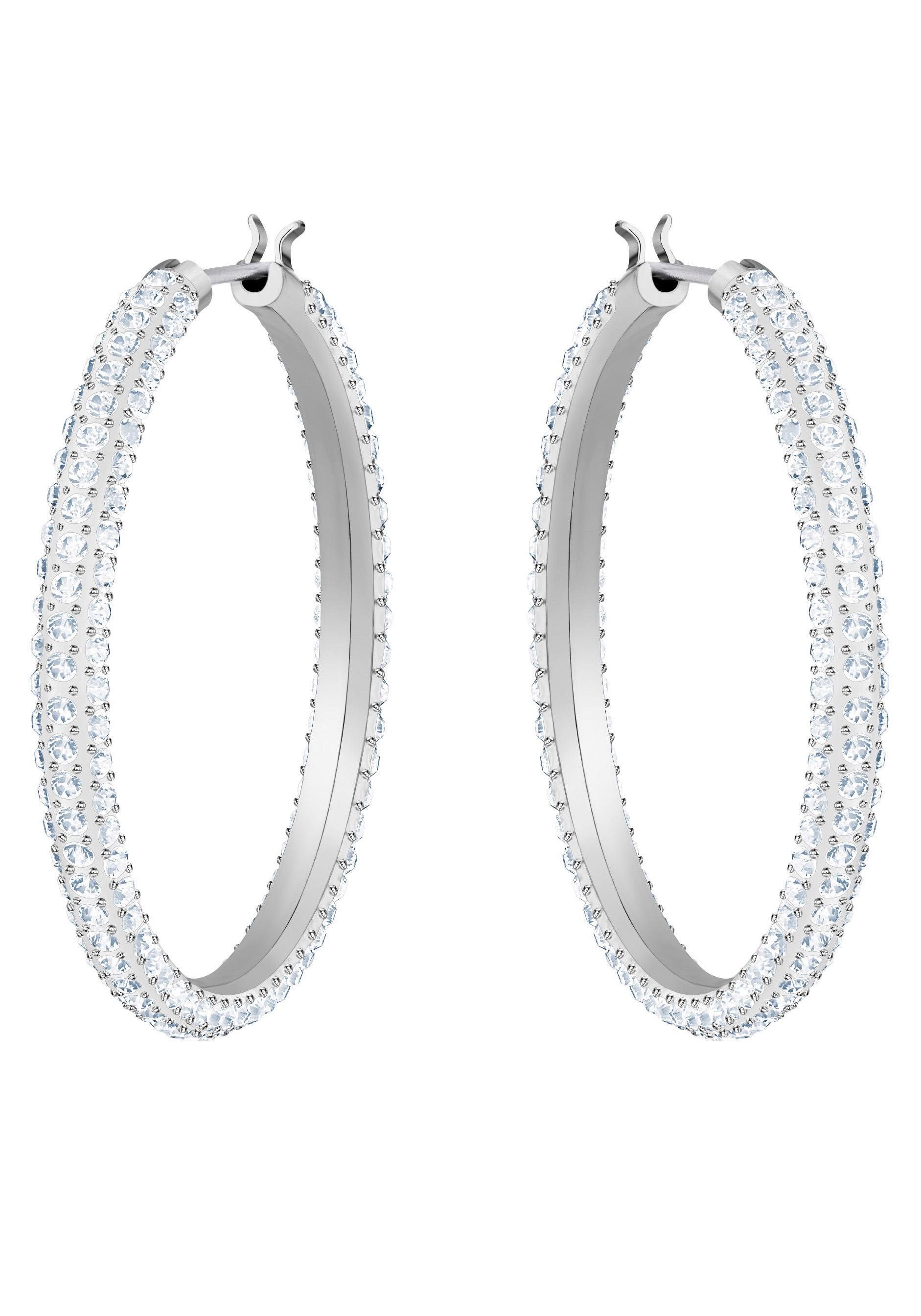 Silberne Swarovski Creolen für Damen online kaufen | OTTO