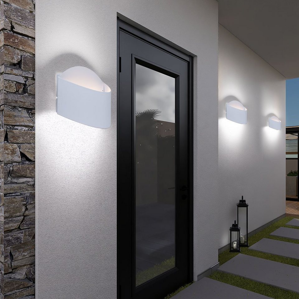 Etc Shop Außen Wandleuchte Led Leuchtmittel Fest Verbaut Warmweiß