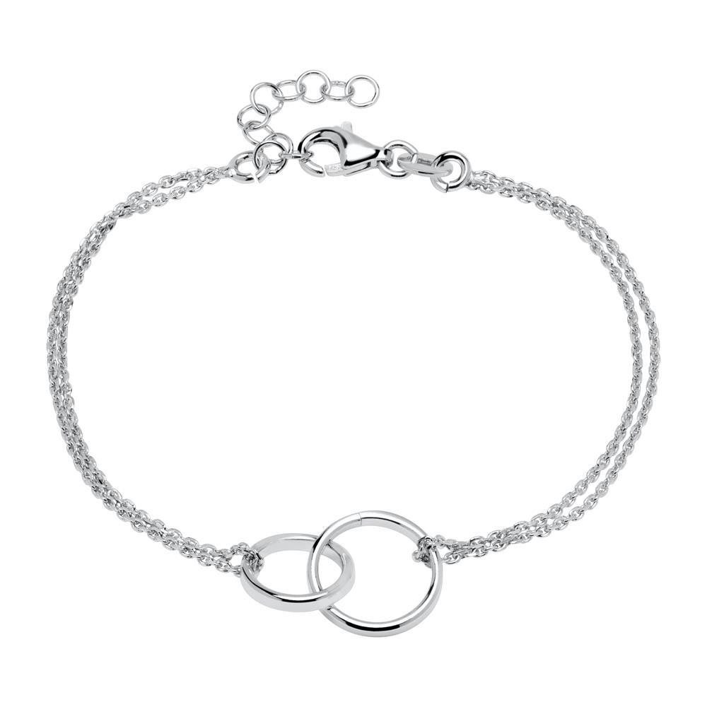 Unique Silberarmband Armband Kreise 925er Silber