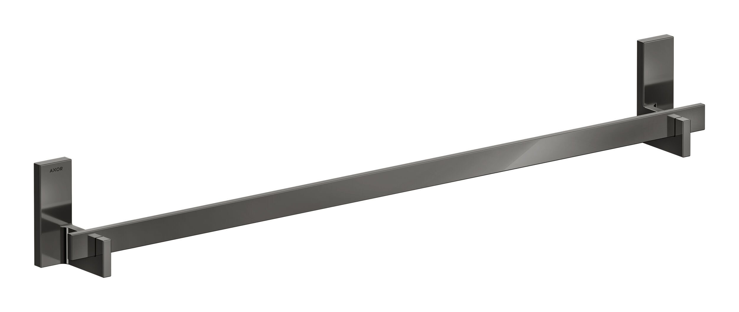 hansgrohe Handtuchhalter Axor Universal Rectangular, Badetuchhalter 800 mm - Polished Black Chrome