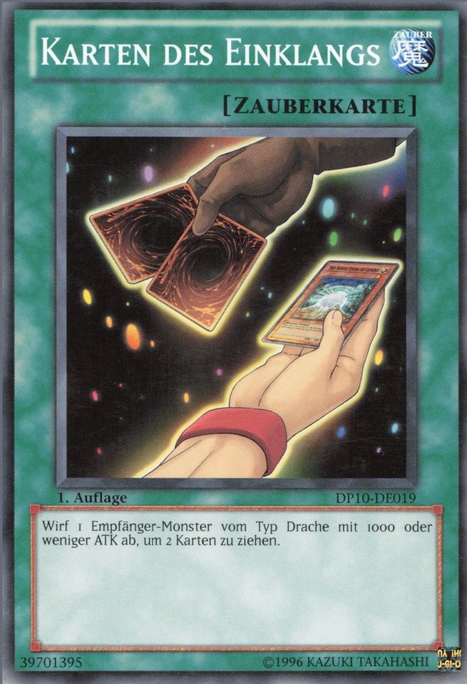 Recollectibles Sammelkarte Yugioh Karte Karten Des Einklangs Deutsch