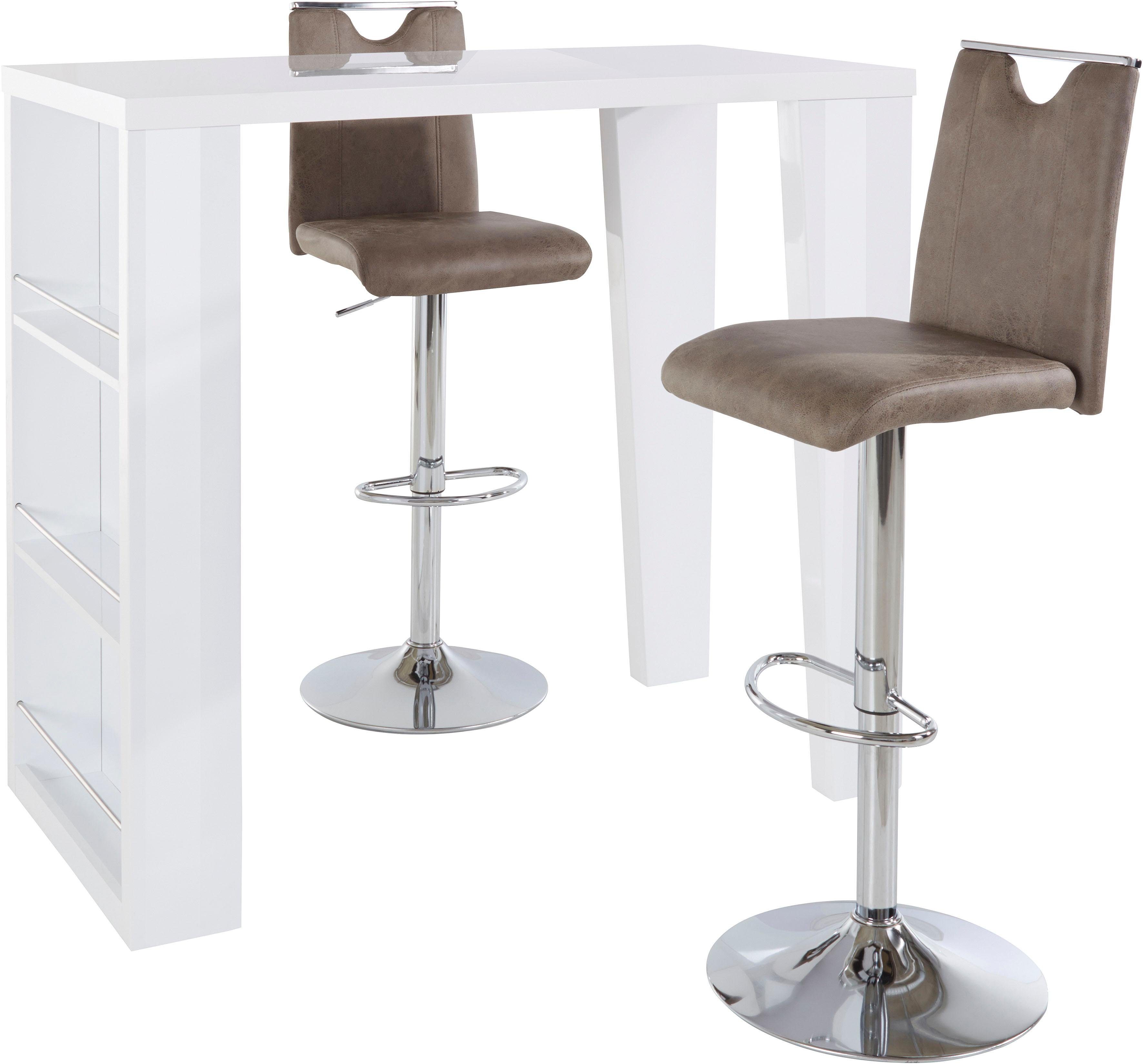 Homexperts Bargruppe Spar Set 3 Tlg 1 Bartisch Brandon Und 2
