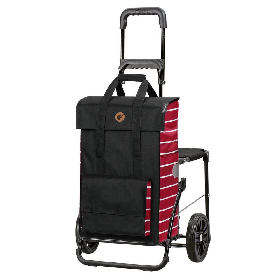 Andersen Einkaufsshopper Komfort Shopper Mit Tasche Jella In Rot Oder Blau