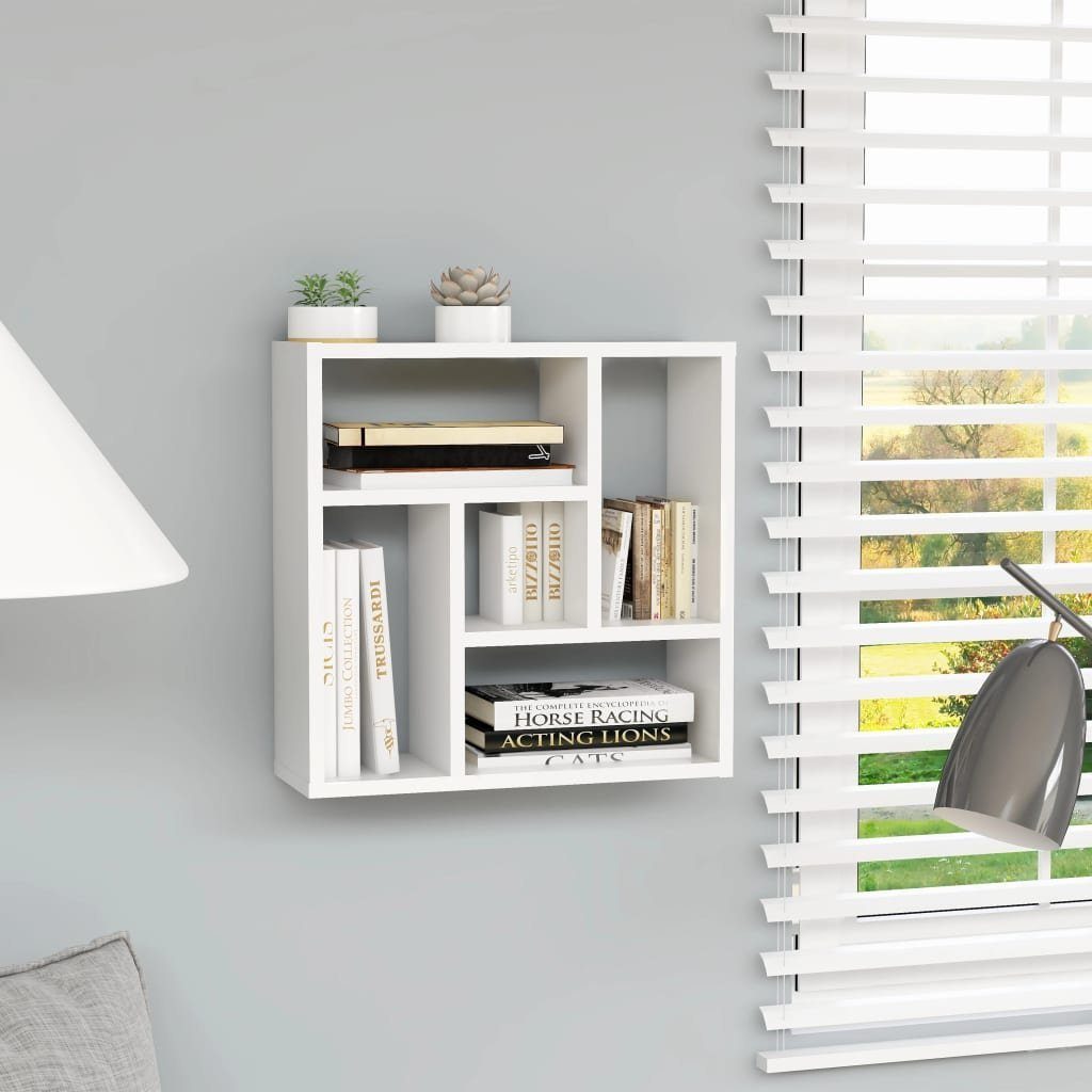 furnicato Wandregal Modernes Betongrau 45,1 x 16 x 45,1 cm, 1-tlg ...