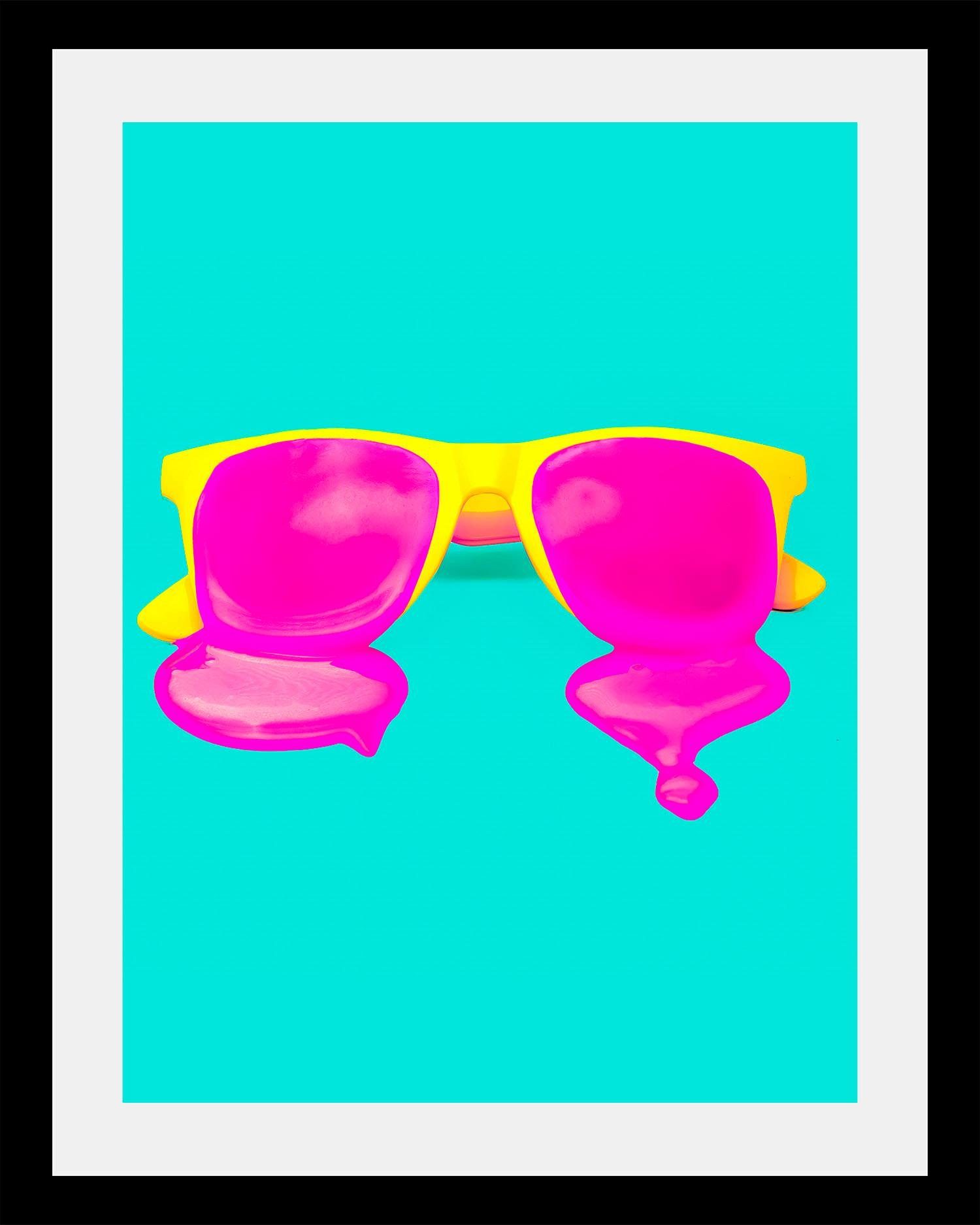 queence Bild Brille, in 3 Größen, gerahmt