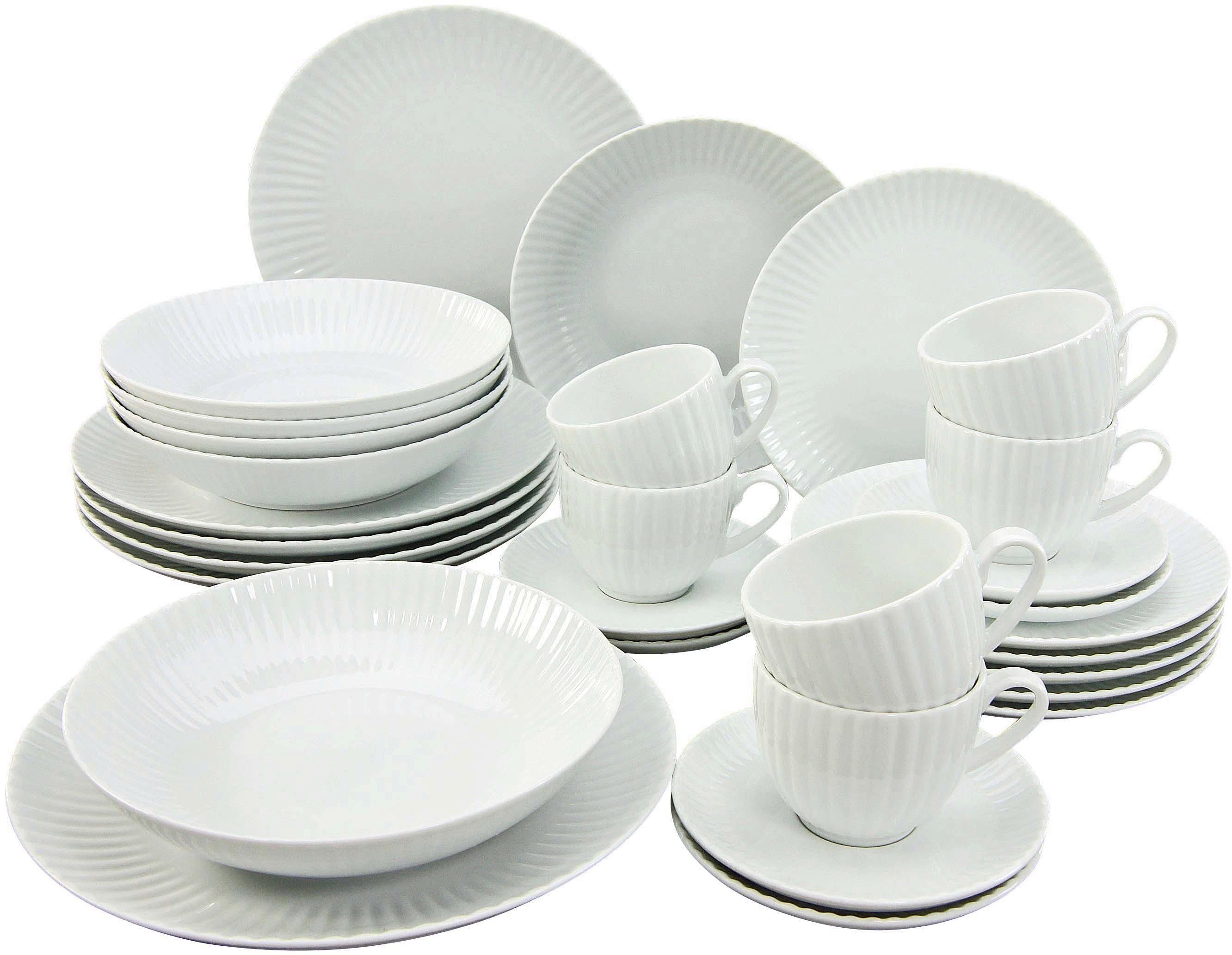 Creatable Kombiservice Allegra 30 Tlg Porzellan