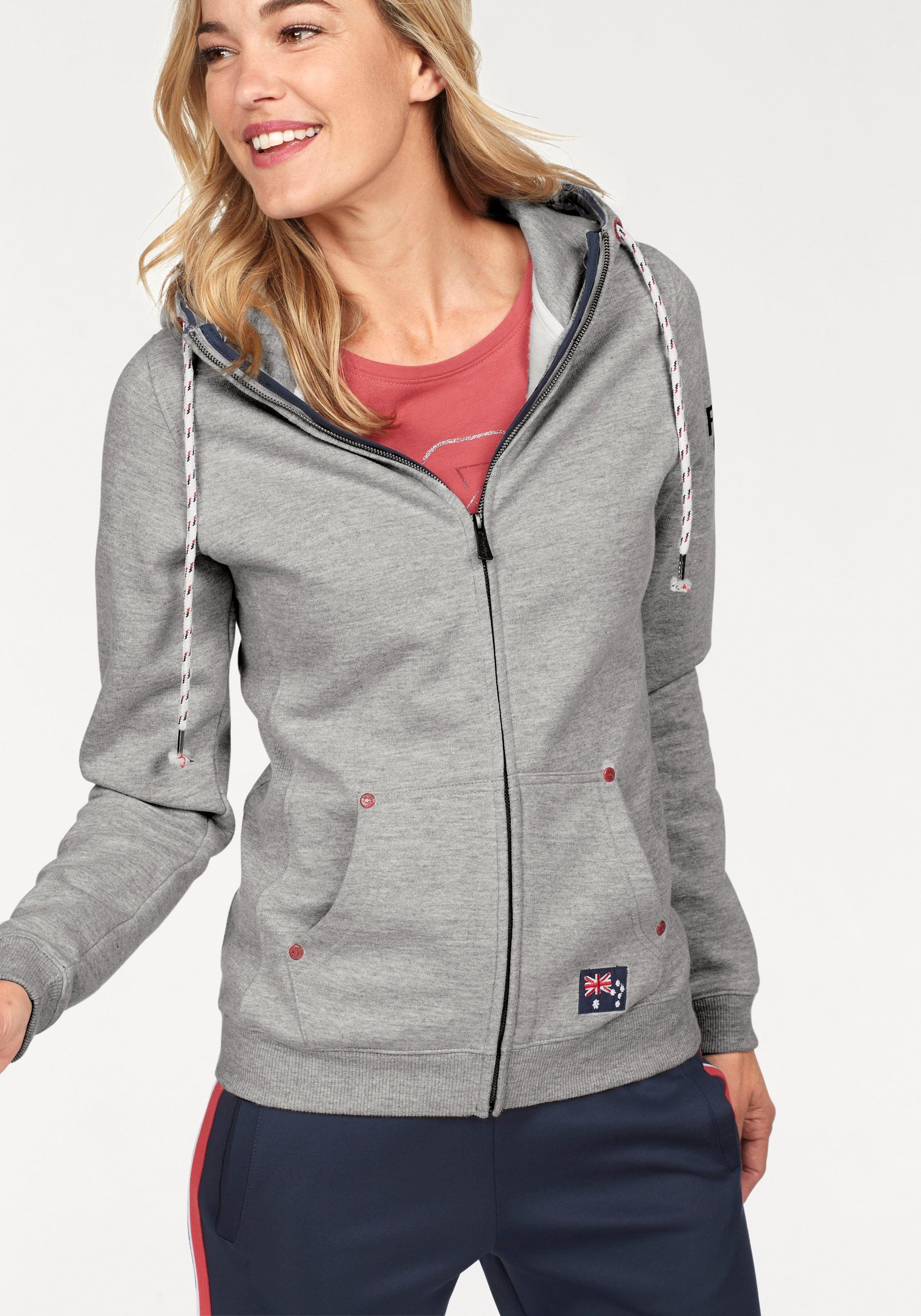 Roadsign Australia Sweatjacke Mit Kapuze Und Känguru Tasche Online