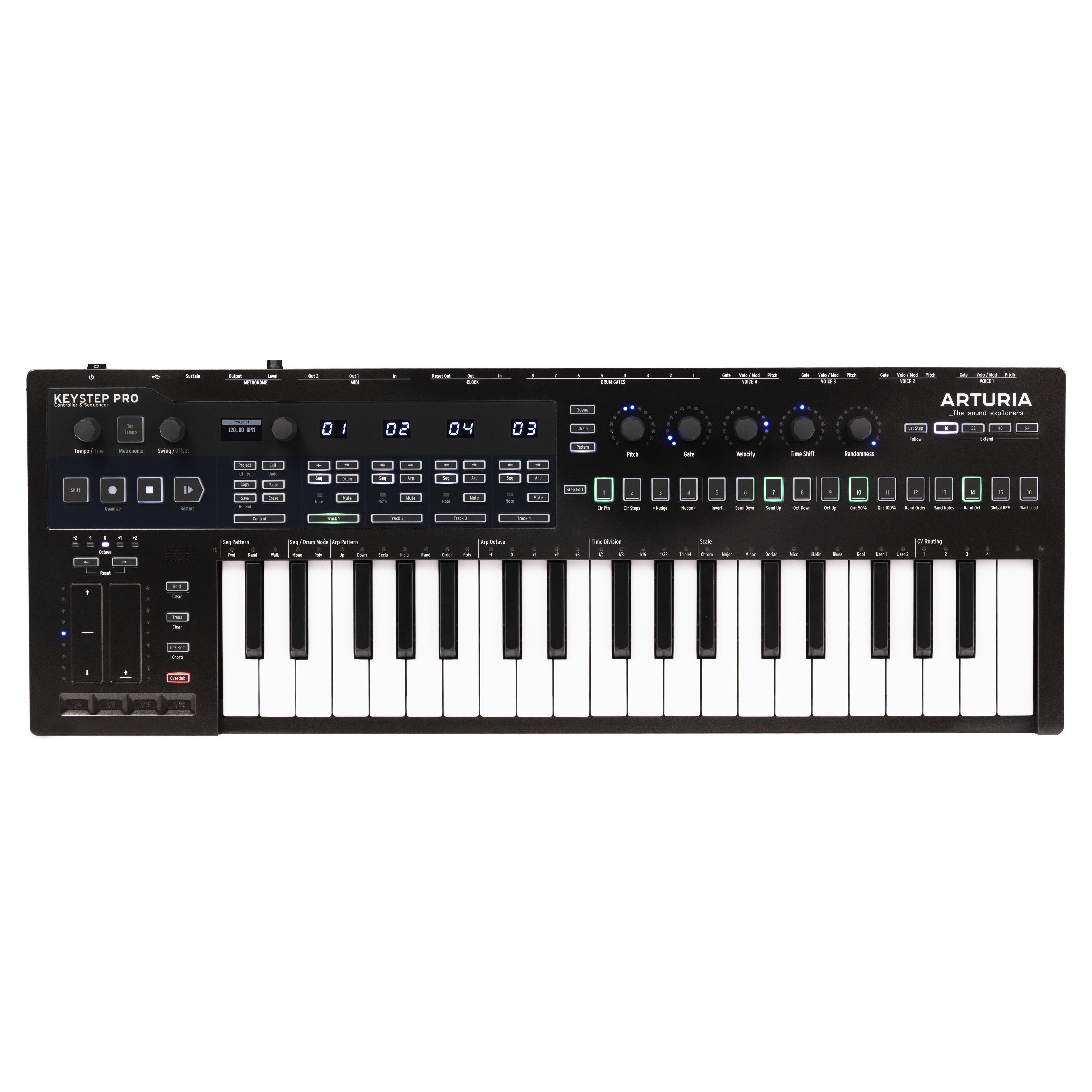 Arturia Synthesizer (Groove-Tools, Hardware-Sequenzer), KeyStep Pro ...