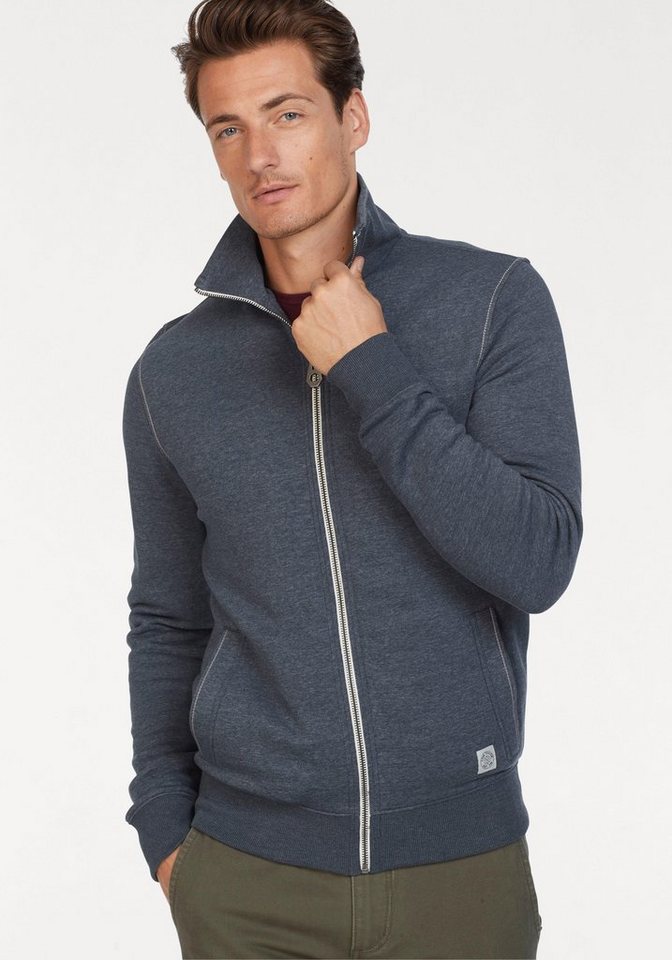 Tom Tailor Sweatjacke Kontrastfarbener Reißverschluss Online Kaufen Otto