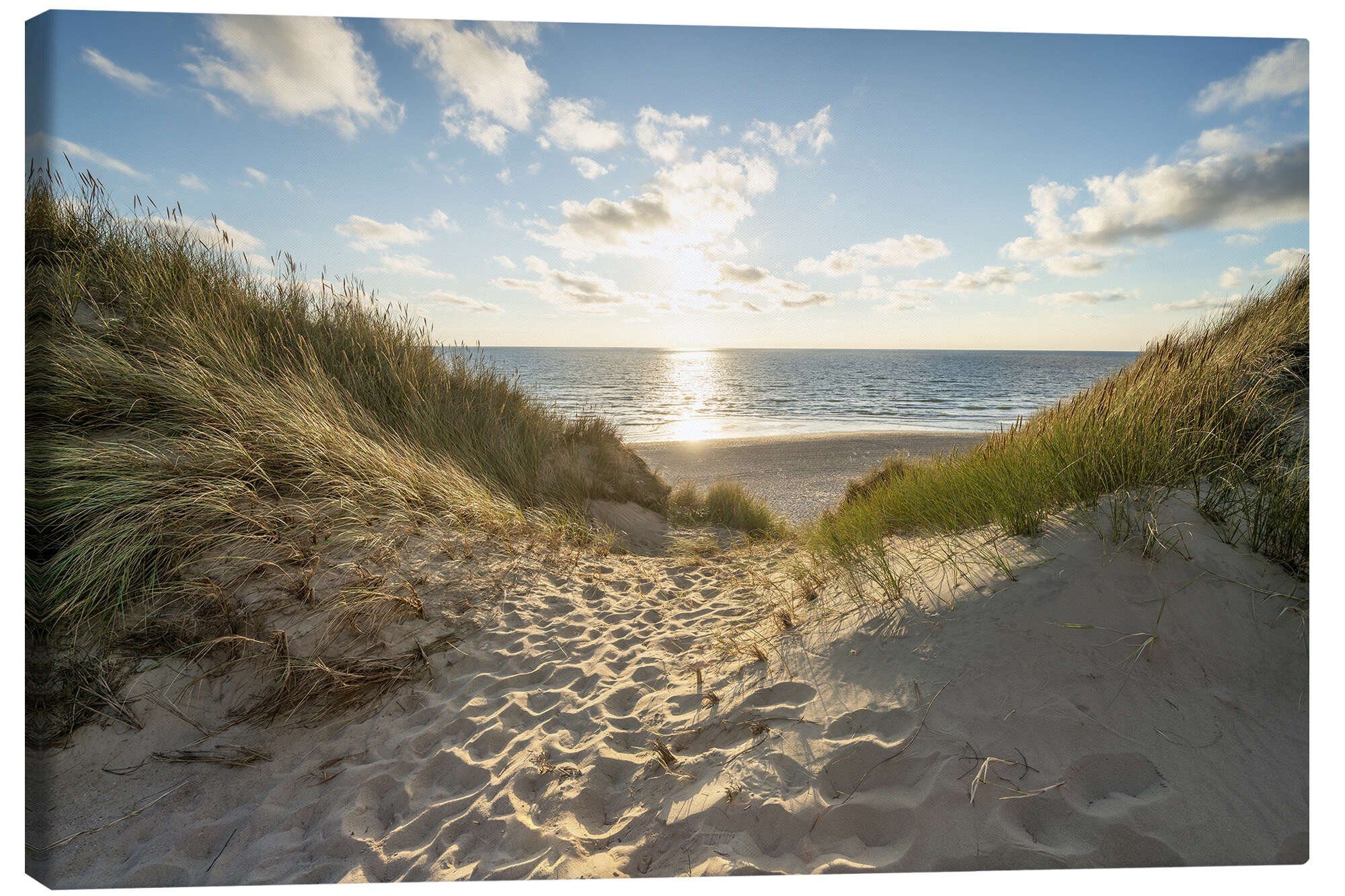 Posterlounge Leinwandbild Jan Christopher Becke Dünen Am Strand I