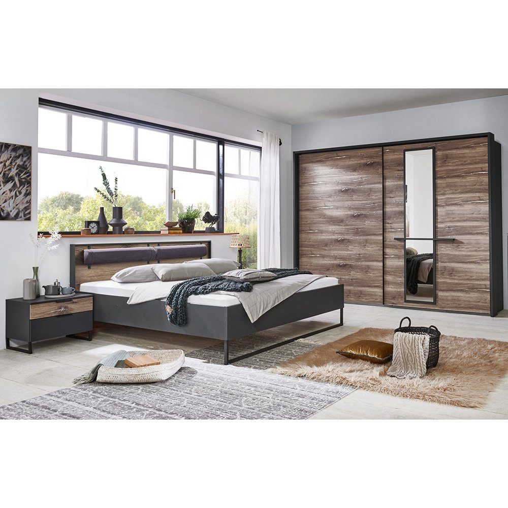 Lomadox Schlafzimmer Set Wismar 43 Spar Set 4 St Mit Nachttisch