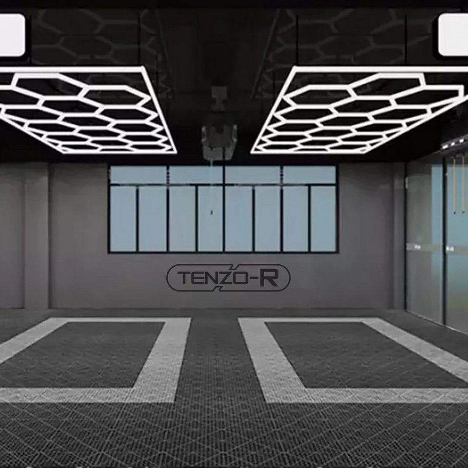 Tenzo R Led Deckenleuchte Hexagon Für Garage Werkstatt Showroom 14