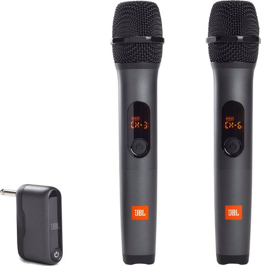 JBL Mikrofon »wireless Microphone« (Set), 2 Mikrofone und 1 Dongle ... JBL Mikrofon »wireless Microphone« (Set), 2 Mikrofone und 1 Dongle ...