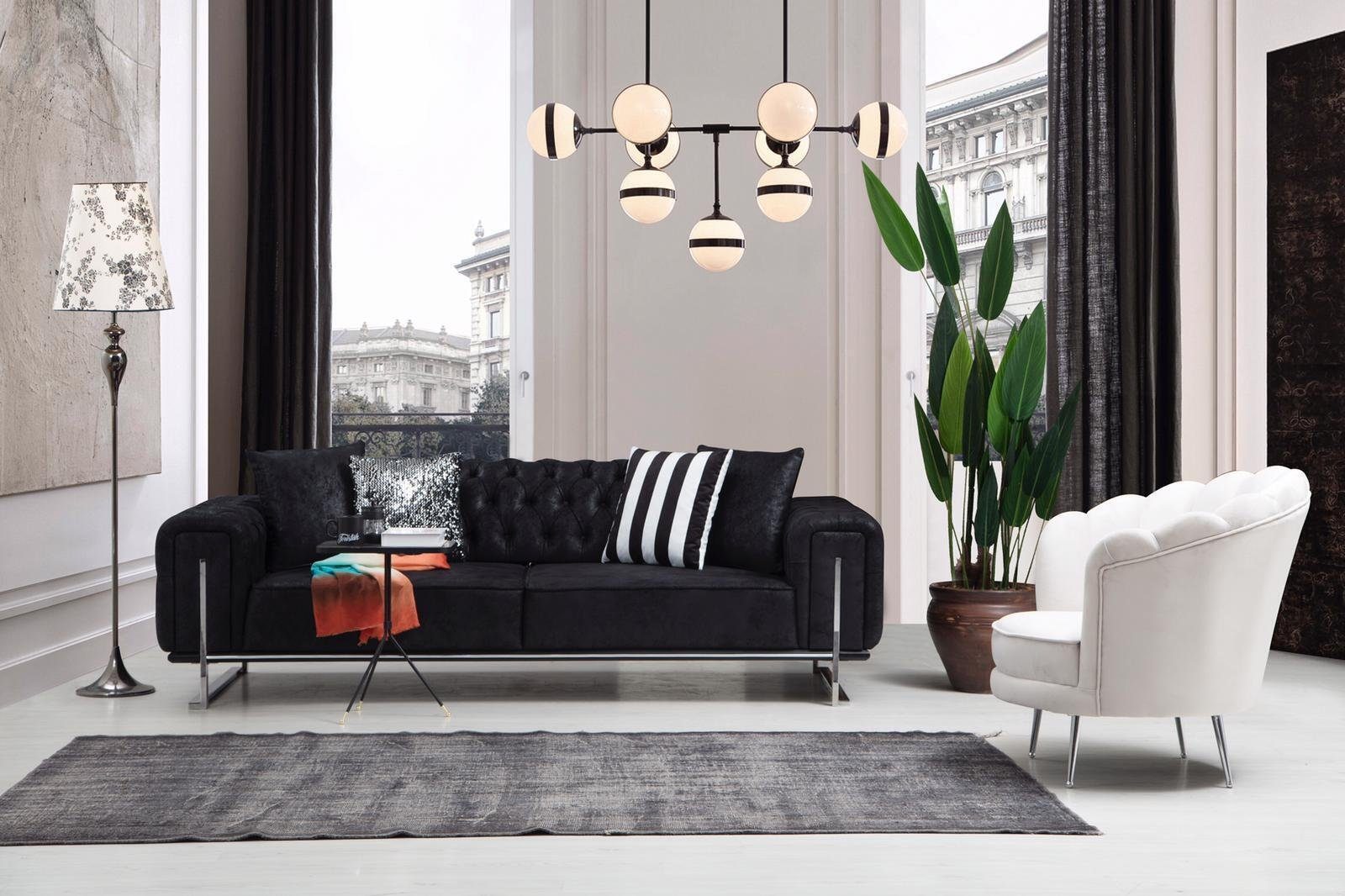 Jvmoebel Wohnzimmer Set Möbel Wohnzimmer Komplett Sofa Couch Dreisitzer