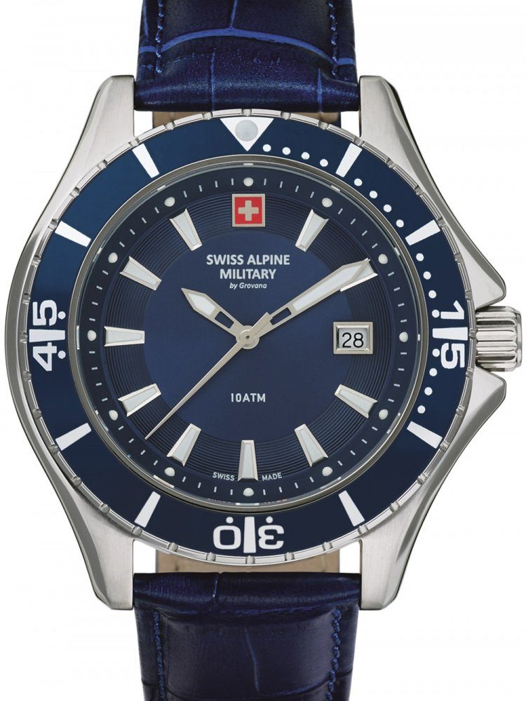 Swiss Alpine Military Quarzuhr Swiss Alpine Military 7040.1535 Diver ...