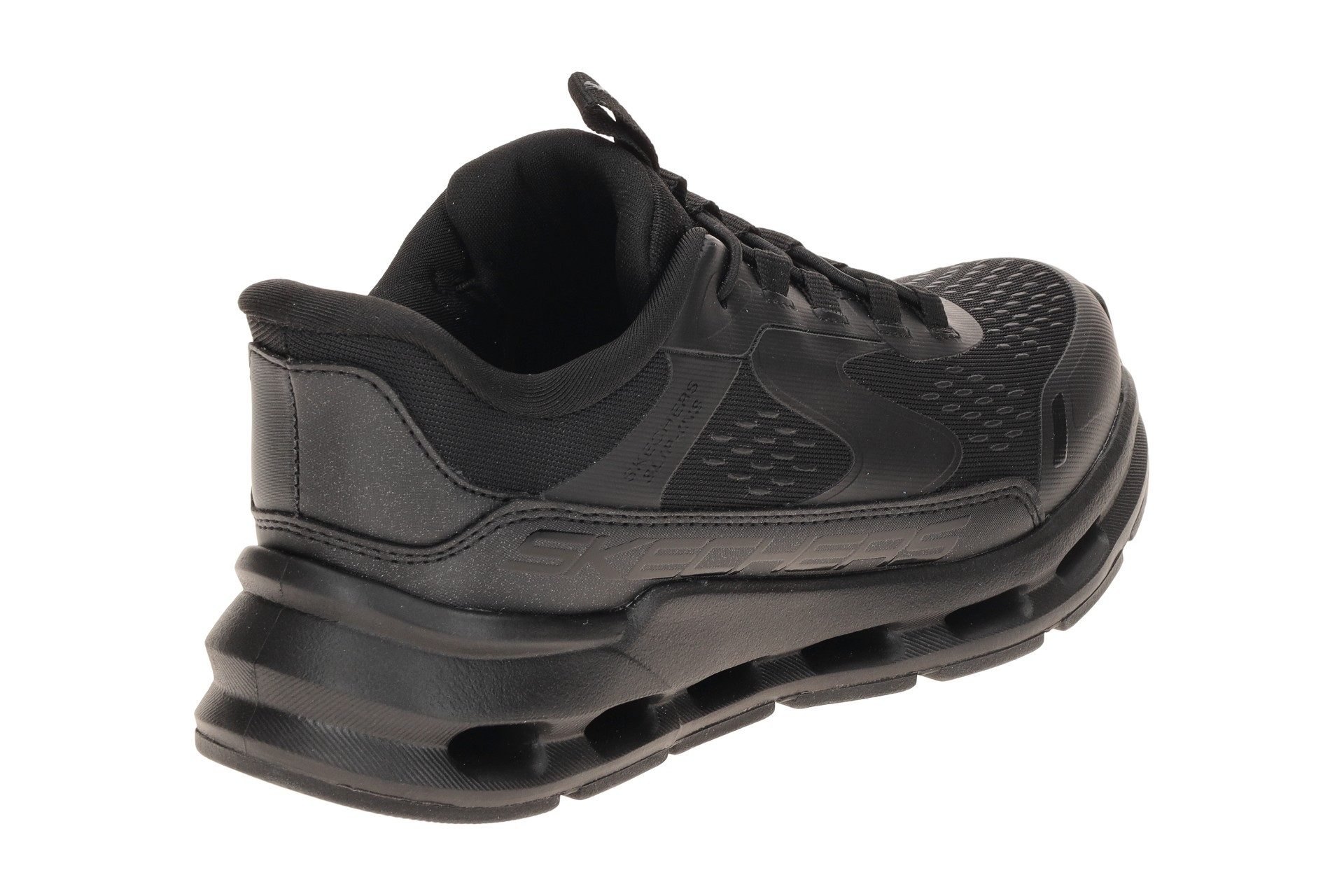 Skechers Skechers Glide-Step + Vista Lane Slip-On Schwarz BBK Slipper ...
