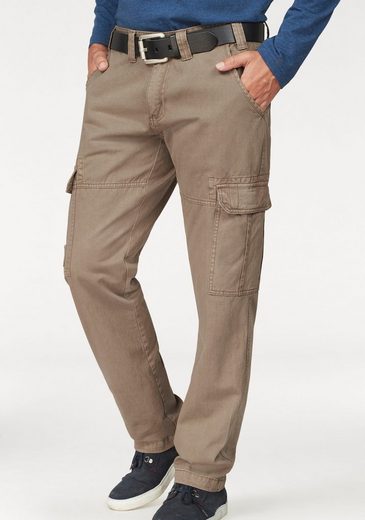 Mans World Cargohose Mit Aufgesetzten Taschen Otto
