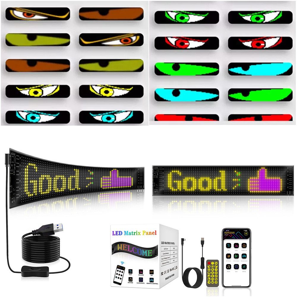 Priisf Led Nachtlicht Licht Led Devil Eye Lampe Dynamische Lampe Teufel